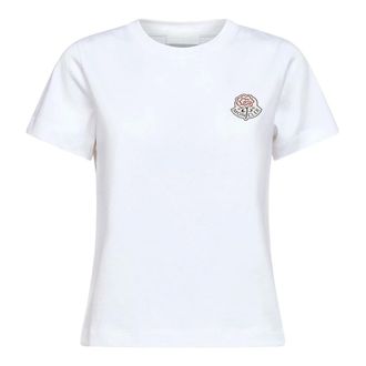 Moncler Femme, Tops, Blanc, Taille: 42 FR Moncler T-shirts et Polos