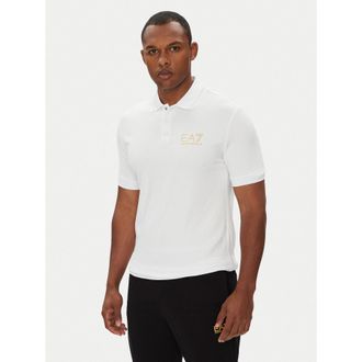 Emporio Armani Poloshirt 7M000300 AF13739 U0002 Wei&szlig; Slim Fit