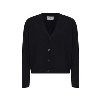 Max Mara Wkdboario Fluid Knit Cardigan - - Knitwear - Damen - Schwarzk - XL