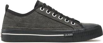 Guess Sneakers aus Stoff New Winners Low FM6NWL ELE12 Schwarz