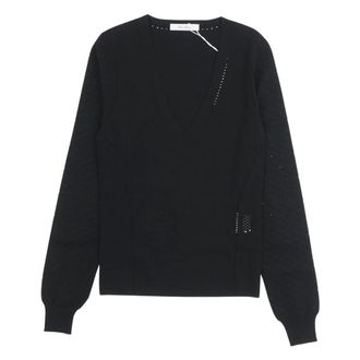 Max Mara Femme, Pulls, Noir, Taille: 42 FR Pull Nadar col V