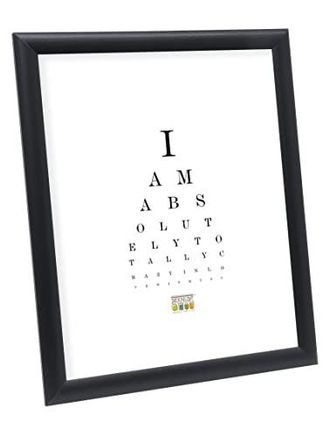 Deknudt Frames S40CL2 Cadre Photo Bois Noir 18 x 24 cm