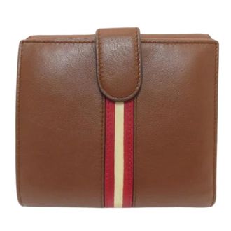 Bally Portefeuille Pre-owned (bi-fold) - Femme - Pre-owned - Brun - Taille: ONE Size