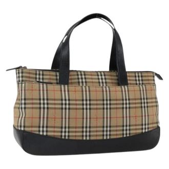 Burberry Sac &agrave; main Pre-owned Vintage en toile - Femme - Pre-owned - Brun - Taille: ONE Size