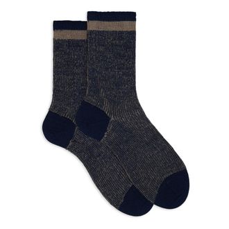 Gallo Gallo, unisex, Sous-vêtements, Multicolore, Taille: M Short unisexe bleu, et chaussettes avec motif mouliné