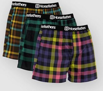 Horsefeathers Clay 3Pack Boxershorts bundle 6