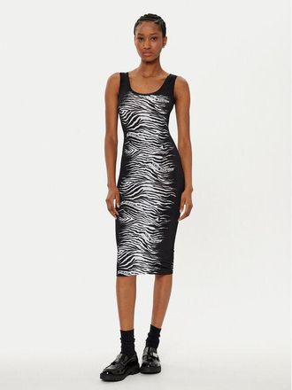 Versace Jeans Couture Kleid für den Alltag 78HAO9P6 Schwarz Slim Fit