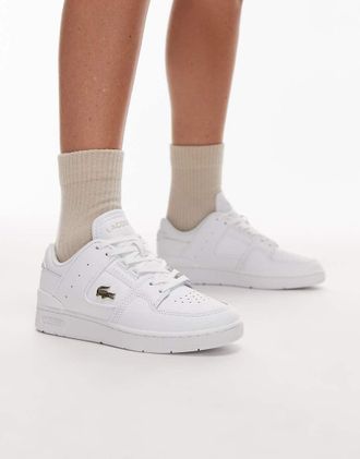 Lacoste Court Cage - Sneaker in Wei&szlig;
