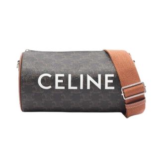 Celine Pre-owned Triomphe Coated Canvas Leder Schultertasche - - Pre-owned - Damen - Braun - ONE SIZE