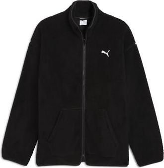 Puma Veste &agrave; capuche Essentials Elevated Relaxed Winterized Sherpa pour homme, Noir, XXL