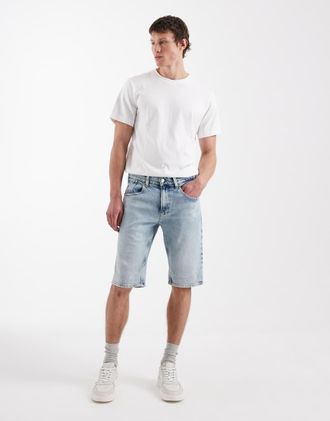 Tommy Jeans Ronnie - Short en jean - Bleu clair d&eacute;lav&eacute;
