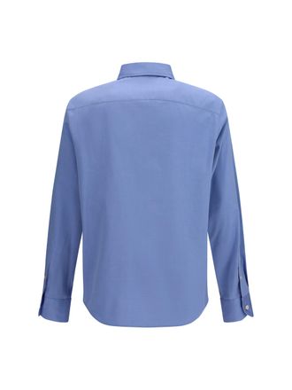 Valentino Mens Cotton Shirt Vgold Cloudless Sky