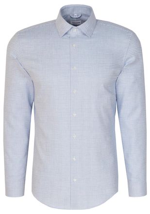 Seidensticker Herren Flanellhemd - Shaped Fit - Bügelleicht - Kent-Kragen - Langarm - 100% Baumwolle