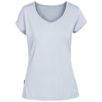 Trespass Damen Schnelltrocknendes Stretch T-shirt Mirren, Platinum, M, FATOTSN10006_PLTM