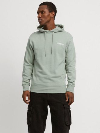 Jack & Jones Kapuzensweatshirt JJBEAU - Sweater mit Logodruck, Slim Fit und Baumwolle unifarben, modisch, slim fit, angeraute Sweatware, Kapuze