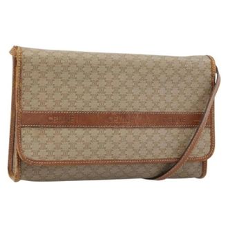 Celine Sac bandouli&egrave;re Macadam Pre-owned - Femme - Pre-owned - Beige - Taille: ONE Size