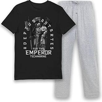 Bioworld Warhammer 40,000 Techmarine Ensemble t-shirt et bas de salon pour homme, Noir, M