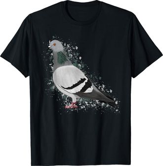 jz.birds Taube Vogel Singvogel Vogelfreund Ornithologe Gartenvogel T-Shirt