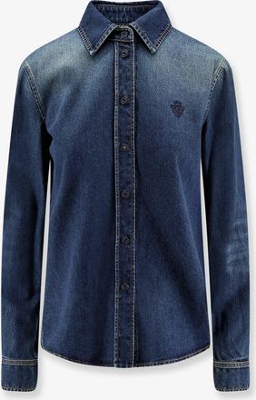 Gucci Denim shirt with embroidery - GUCCI - gender_Woman