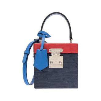 Louis Vuitton Sac Bleecker en cuir pr&eacute;-poss&eacute;d&eacute; - Femme - Pre-owned - Bleu - Taille: ONE Size