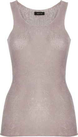 Avant Toi Femme, Tops, Violet, Taille: 38 FR D&eacute;bardeur &agrave; col rond