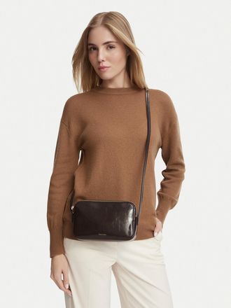 Calvin Klein Handtasche Calvin Klein Foil Logo Glossy Camera Bag LV04F3539G Braun