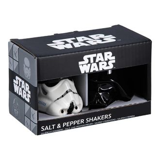 Star Wars Salz- und Pfefferstreuer, offizielles Lizenzprodukt, Disney Stormtrooper & Darth Vader, Keramik-Set f&uuml;r K&uuml;che und Heimdekoration, Einweihungsgeschenk 