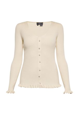 Faina Strickjacke Damen Elfenbein