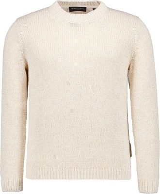 Marc O'Polo Herren Polo Pullover beige Baumwolle unifarben