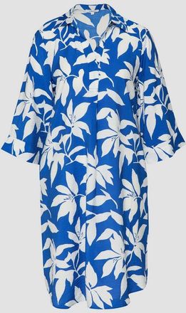 s.Oliver Minikleid Kleid Gemustertes Kleid aus Viskosemix mit Eingrifftaschen