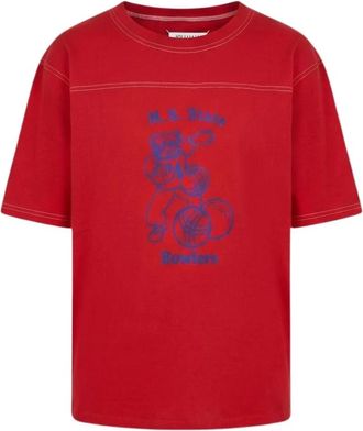 Maison Margiela Femme, Tops, Rouge, Taille: 40 FR T-shirt