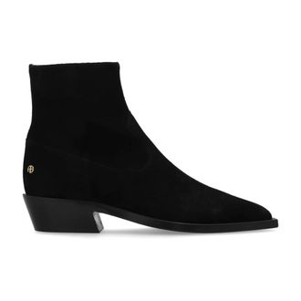 Anine Bing Leder-Ankle-Boots - - Shoes - Damen - Schwarzk - 37 EU