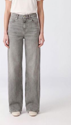 7 For All Mankind Lotta High-Waist Wide-Leg-Jeans aus Baumwolldenim