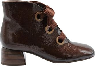 Hispanitas Femme, Chaussures, Brun, Taille: 37 EU Botte &agrave; lacets Salamanca