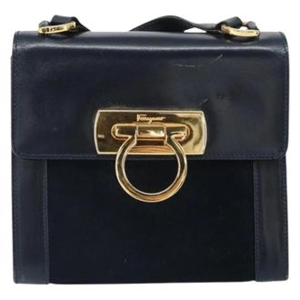 Ferragamo Pre-owned Ledertasche - - Pre-owned - Damen - Blau - ONE SIZE
