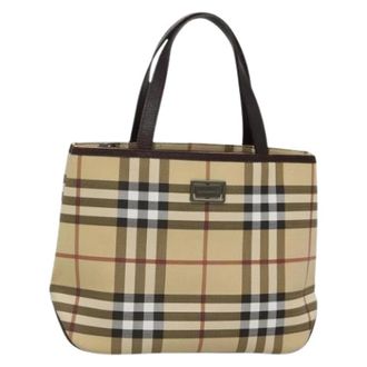 Burberry Pre-owned Canvas Tote Bag - - Pre-owned - Damen - Beige - ONE SIZE