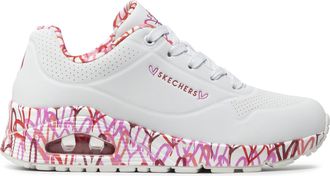 Skechers Sneakers Skechers Uno Loving Love 155506/WRPK Weiß