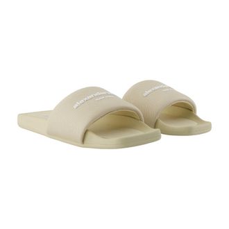 Alexander Wang Womens Aw Pool Slide Sandal Beige Nylon