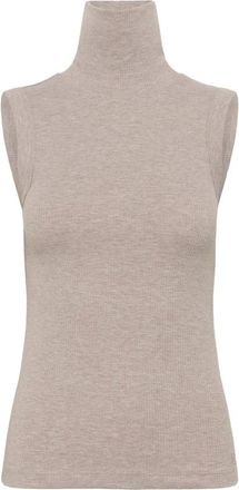 Inwear Femme, Pulls, Gris, Taille: 40 FR Sleeveless Turtleneck