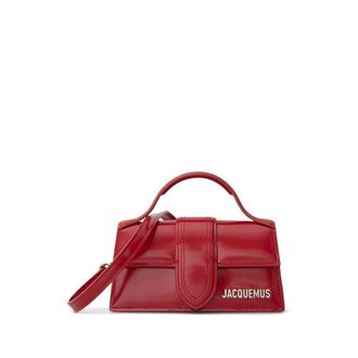 Jacquemus Rote Lederhandtasche - - Bags - Damen - Braun - ONE SIZE