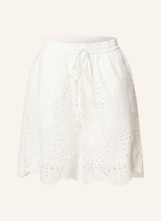 Darling Harbour Darling Harbour Shorts Mit Lochspitze weiss