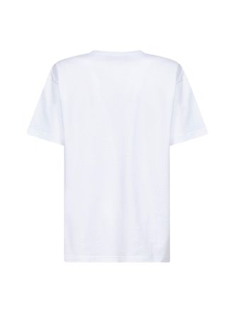 Gucci Womens White Cotton Jersey Printed T-Shirt T-Shirts & Jerseys