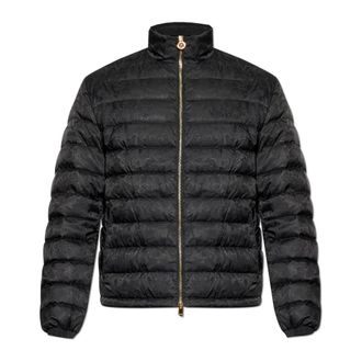 Versace Barocco Light Puffer Jacket - - Jackets - Herren - Schwarzk - S