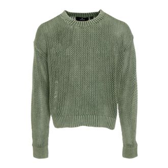 Represent Represent, Homme, Pulls, Vert, Taille: S Pull en Maille Jauge Ouverte
