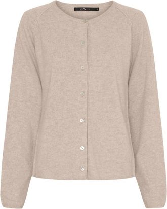 BTF-CPH Kaschmir-Strickjacke - - Knitwear - Damen - Beige - XL