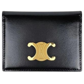 Celine Porte-cartes professionnel Pre-owned - Femme - Pre-owned - Noir - Taille: ONE Size
