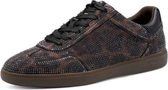 Tamaris Baskets Basses pour Femme 1-23666-45, Mocca Leopard, 40 EU