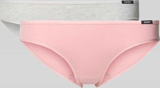 Skiny Slim Fit Slip aus Baumwoll-Mix im 2er-Pack