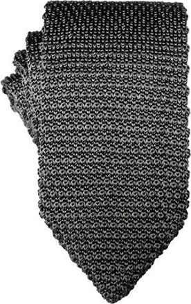 AusCufflinks Cravate fine en tricot vert | Cadeaux pour homme | Accessoires pour gar&ccedil;ons dhonneur | Cravate de mariage, gris fonc&eacute;, taille unique