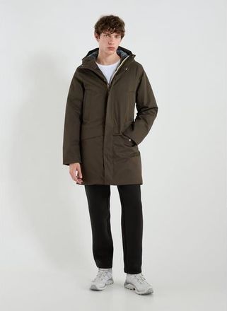 K-Way Parka droite &agrave; capuche